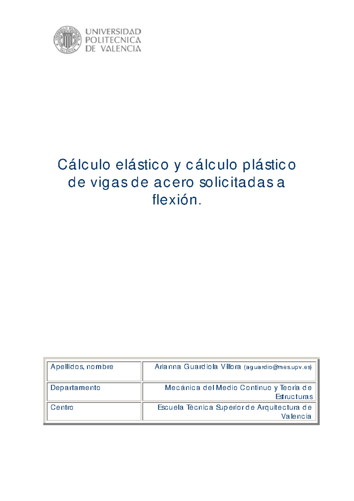 Cálculo plástico - Metodología para diseño de elementos por la teoría ...