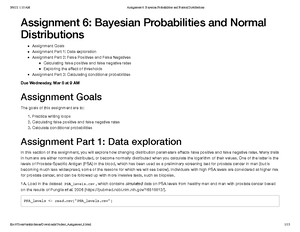 Assignment 2: Simulation, binomial probabilities, and plotting - Learn how to sample and ...