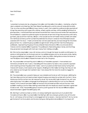 D094 task 1 - Task 1 passed - D. Student with Unique Needs Constructing ...
