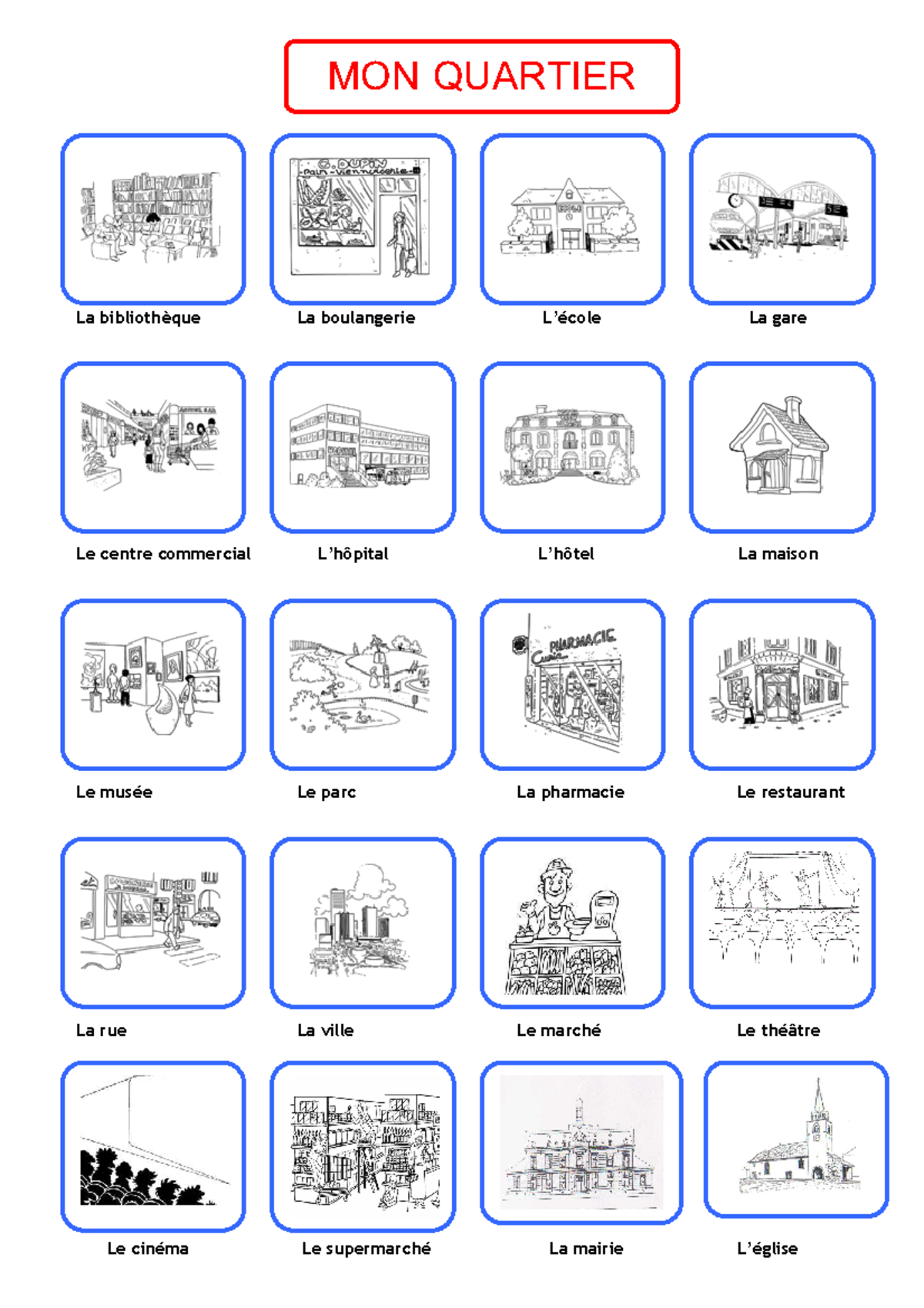1-vocabulaire-mon-quartier-phot - Lengua Castellana y Literatura - La ...