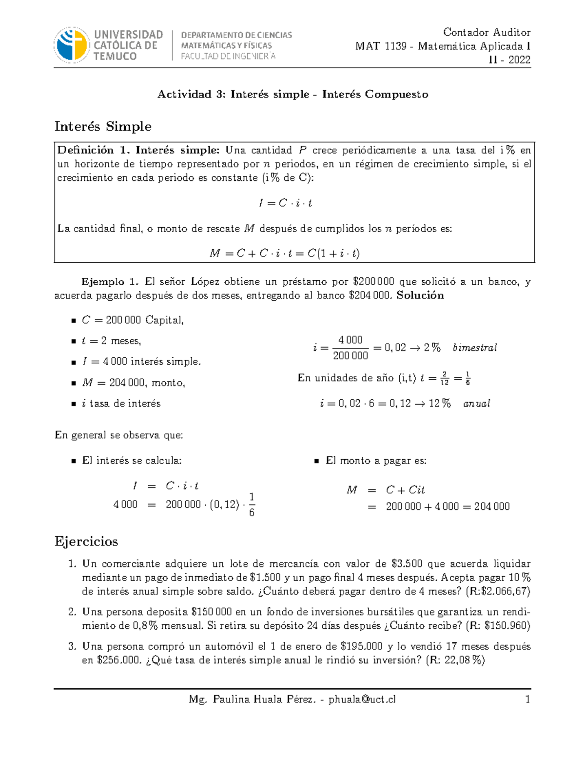 Taller 9 - Interés - asd - MAT 1139 - Matem ́atica Aplicada I II - 2022 ...