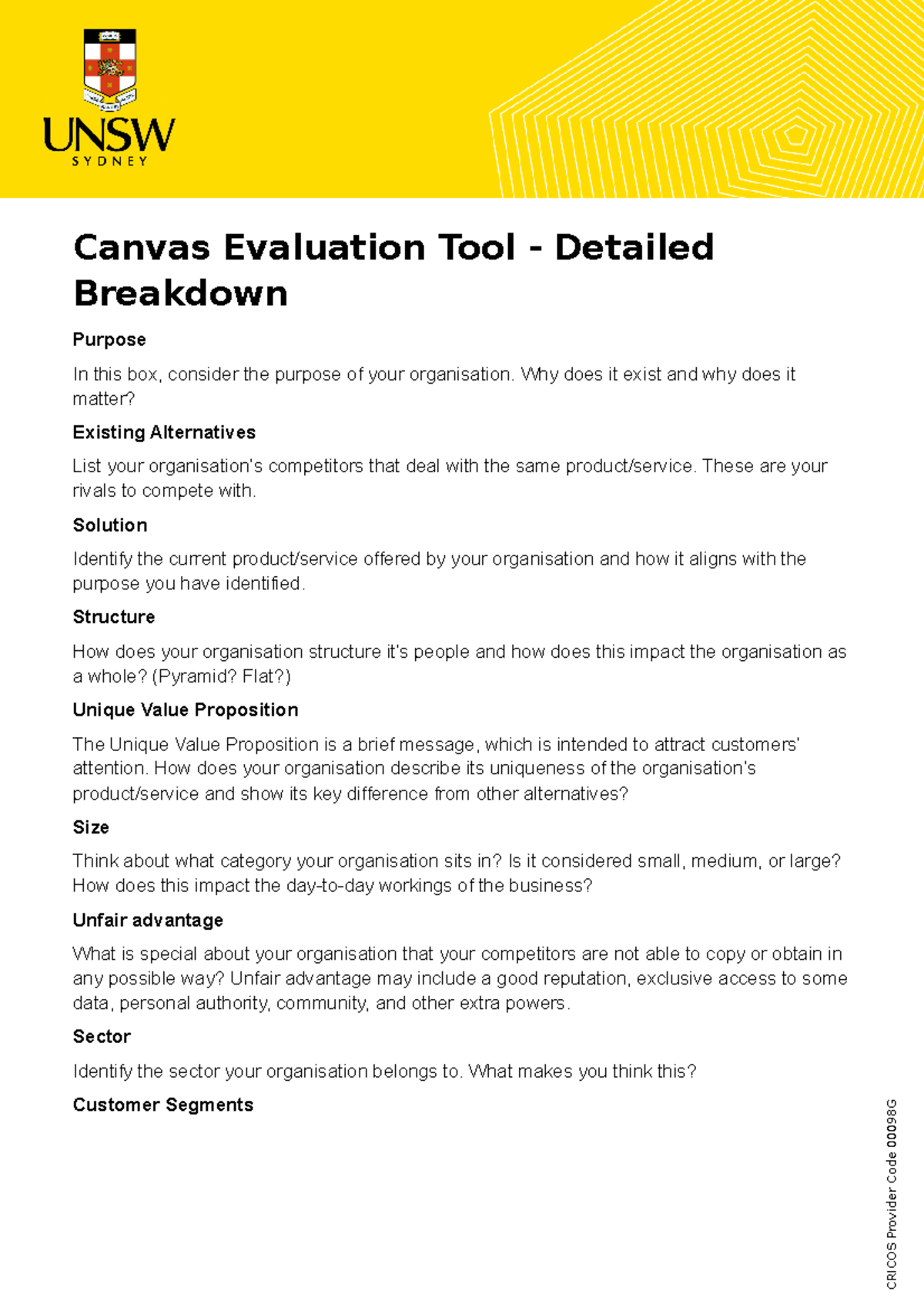 COMM2222 Canvas Evaluation Tool - Detailed Breakdown 2022 - Canvas ...