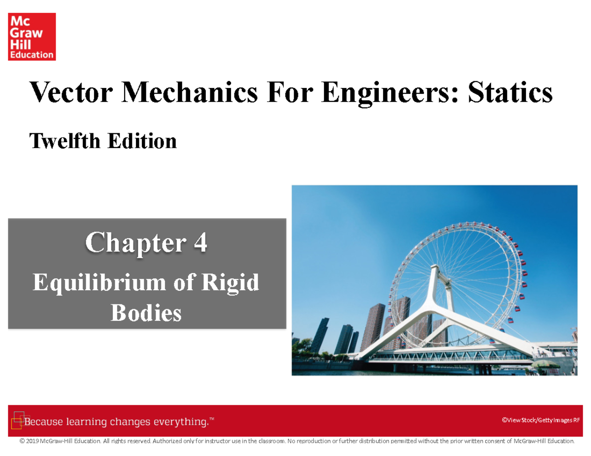 Beer VM 12e PPT Ch04 - Statics Lecture Notes - Vector Mechanics For ...