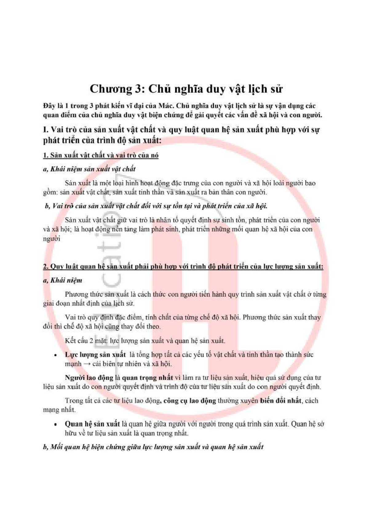 Triết 1 đã Nén Materials Chuong 3 Chú Nghía Duy Vât Lich Sû Dây Là