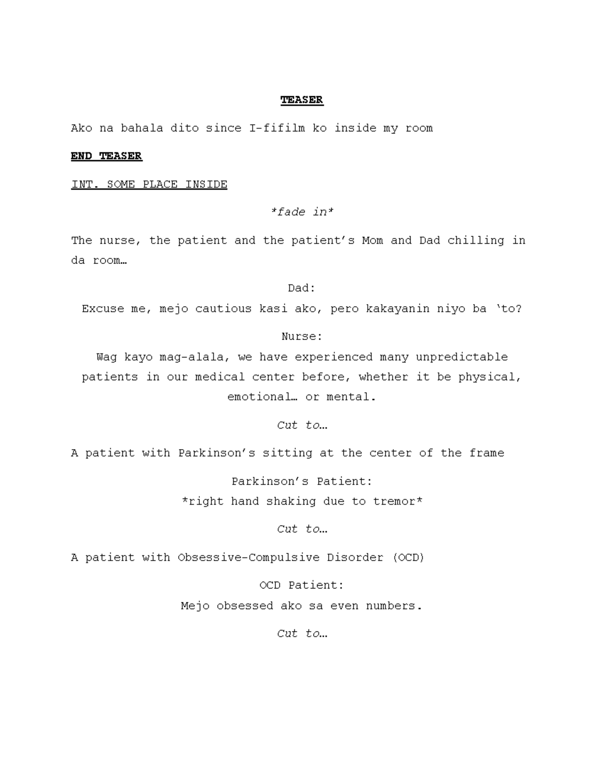 Health-ed-roleplay - TEASER Ako na bahala dito since I-fifilm ko inside ...