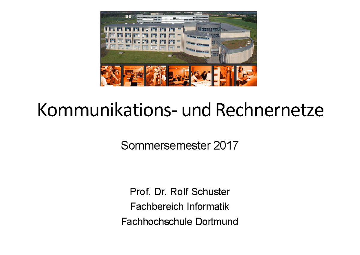 4 - Bituebertragungsschicht - Fachbereich Informatik Kommunikations- und Rechnernetze ...