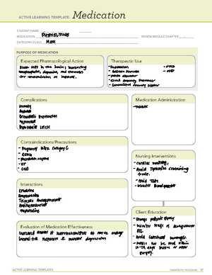 Risperidone - ACTIVE LEARNING TEMPLATES THERAPEUTIC PROCEDURE A ...