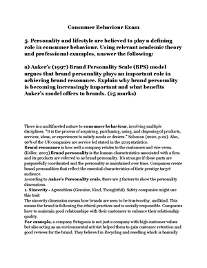 Consumer Value Framework - There are 5 aspects to the CVF which include ...