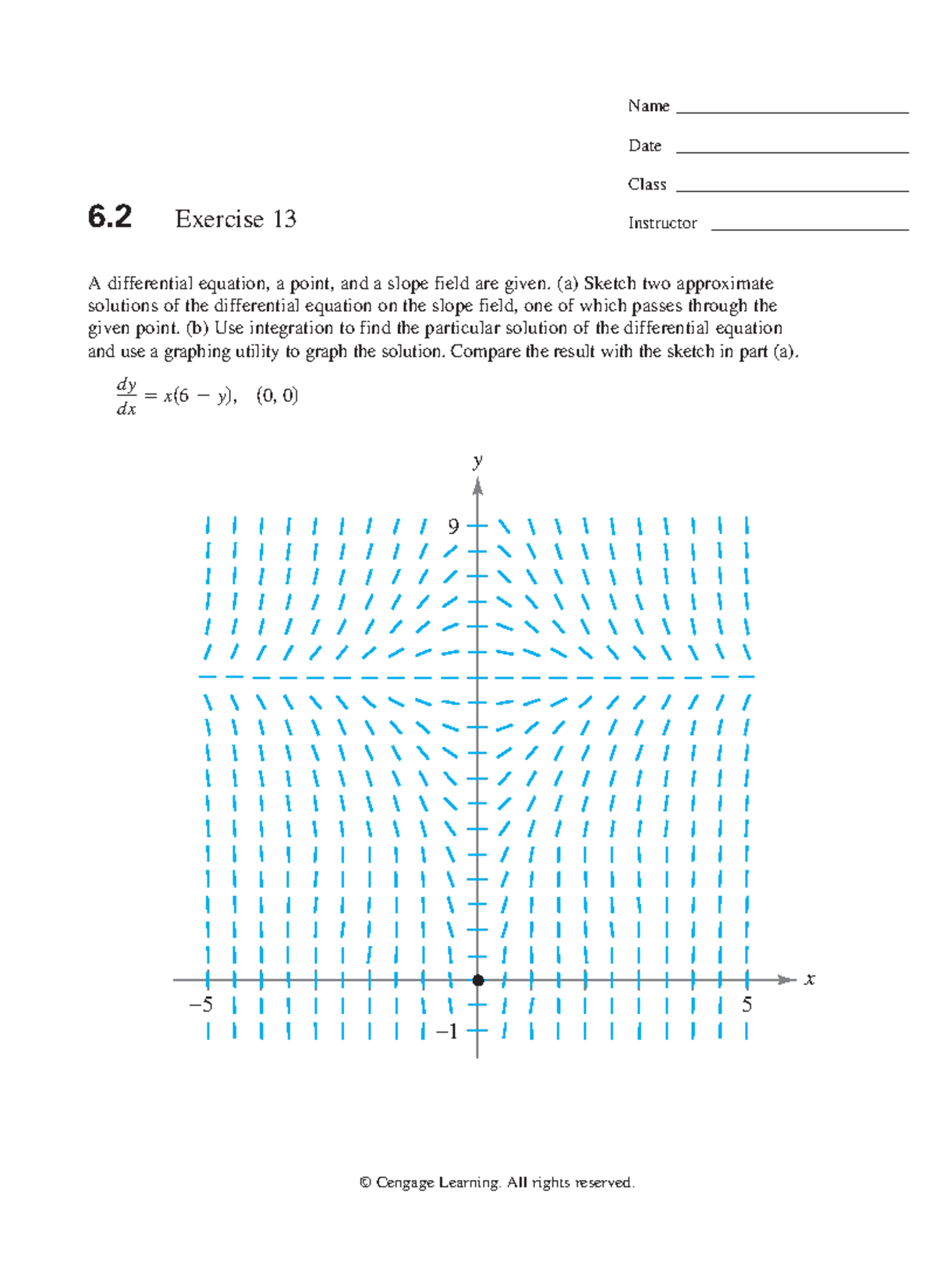 6.2 #13 - THis was a calculus worksheet - Calculus Ninth Edition Larson ...