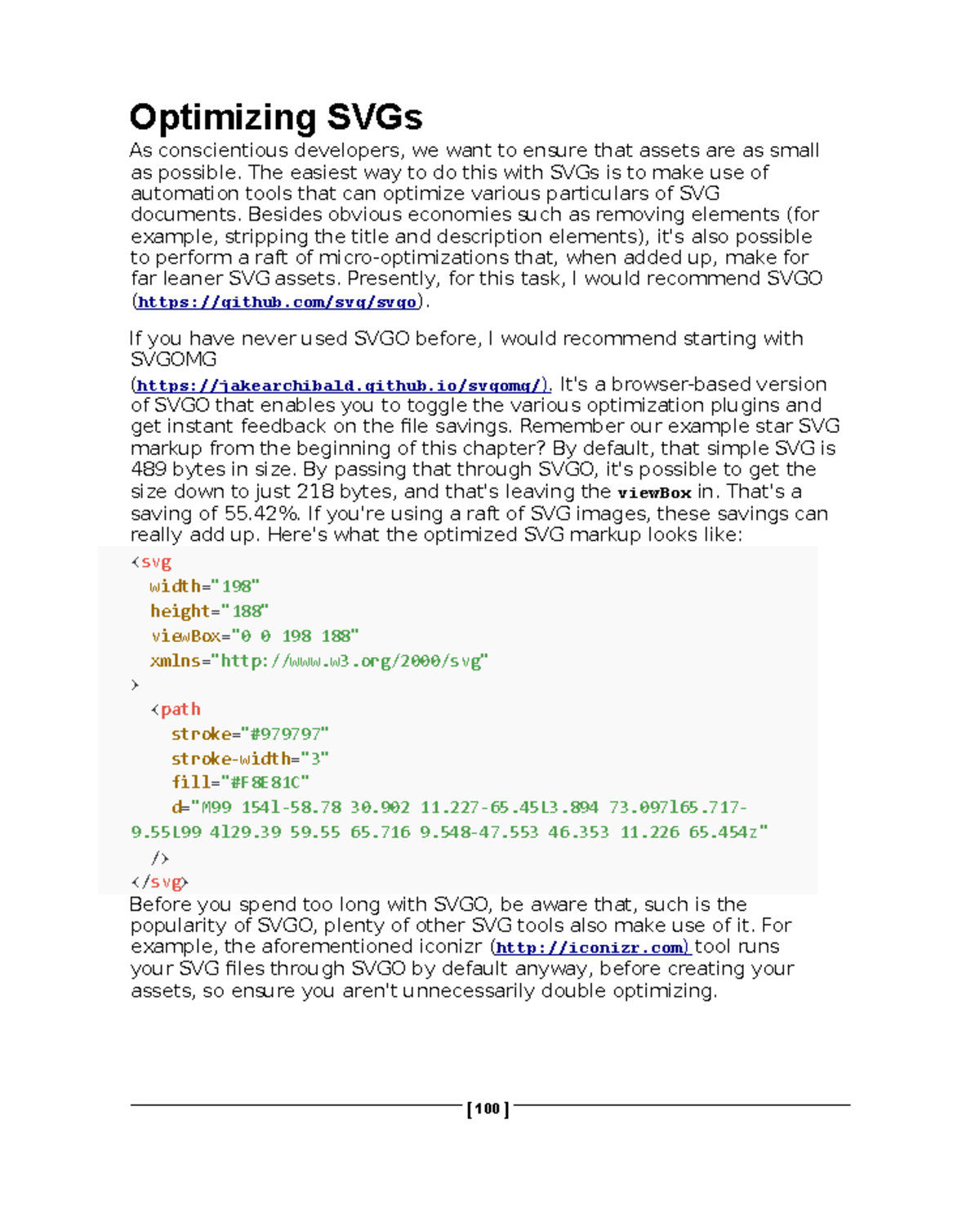 Optimizing SVGs - As conscientious developers, we want to ensure that assets are as small as ...