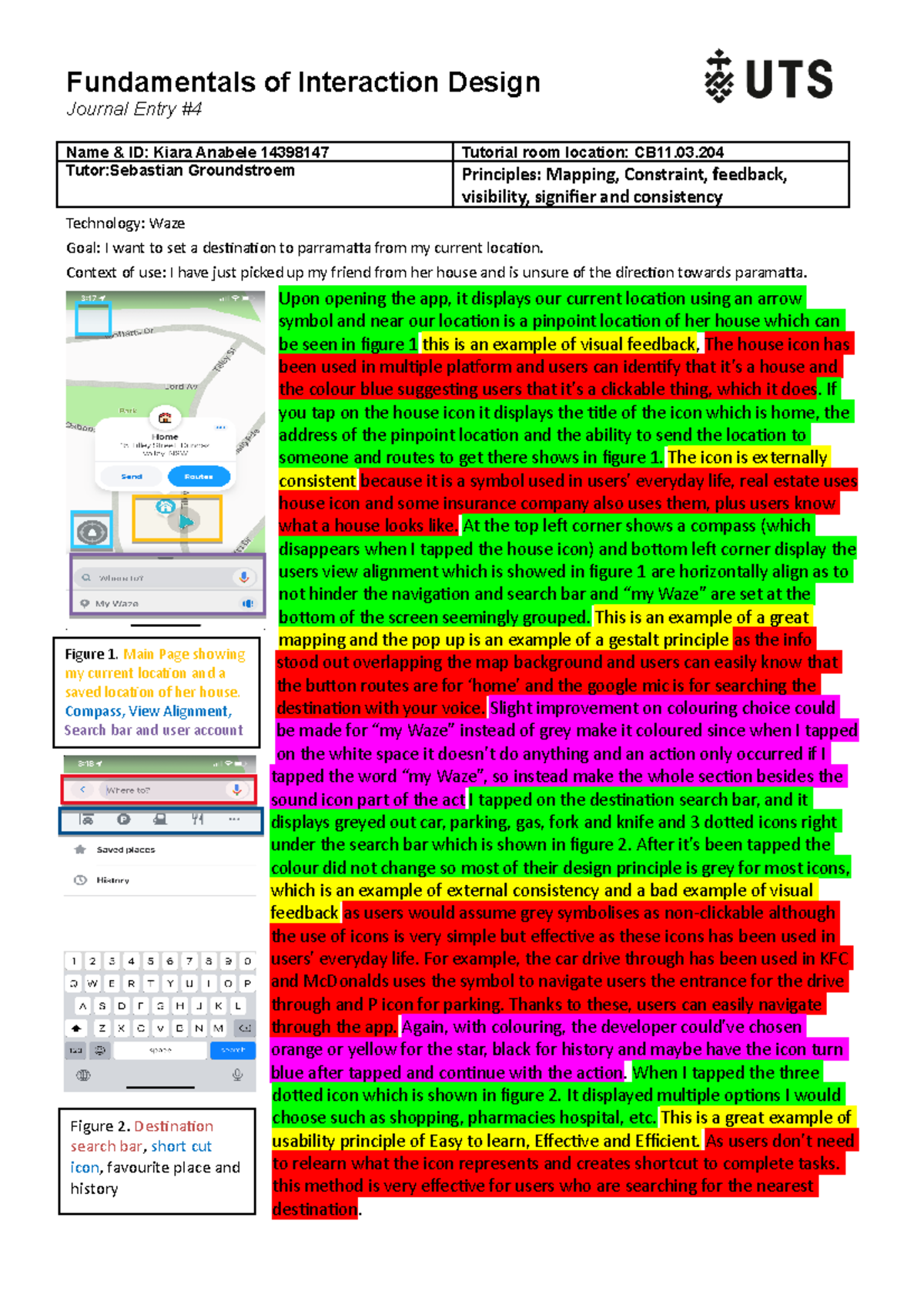 Journal Entry#4 Kiara Anabele (14398147) - Fundamentals of Interaction ...