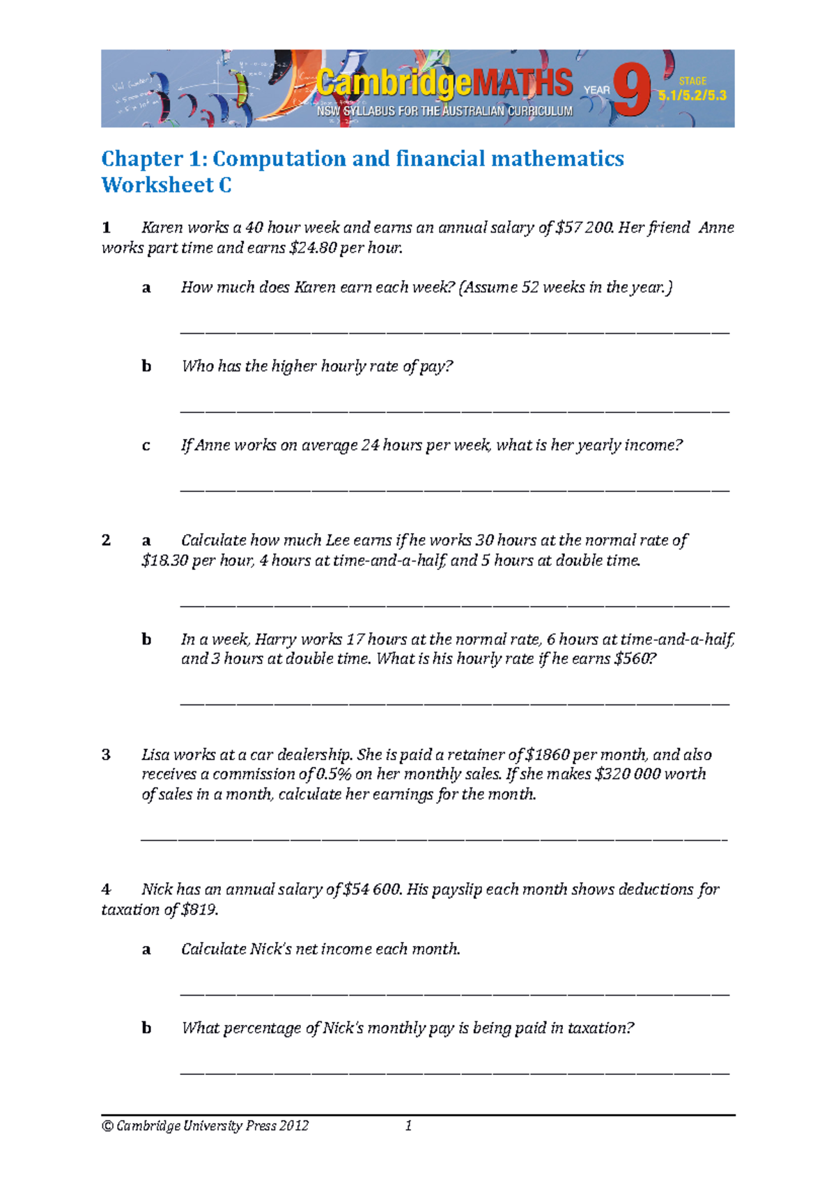 Camb Maths 9 5 - a document - Chapter 1: Computation and financial ...