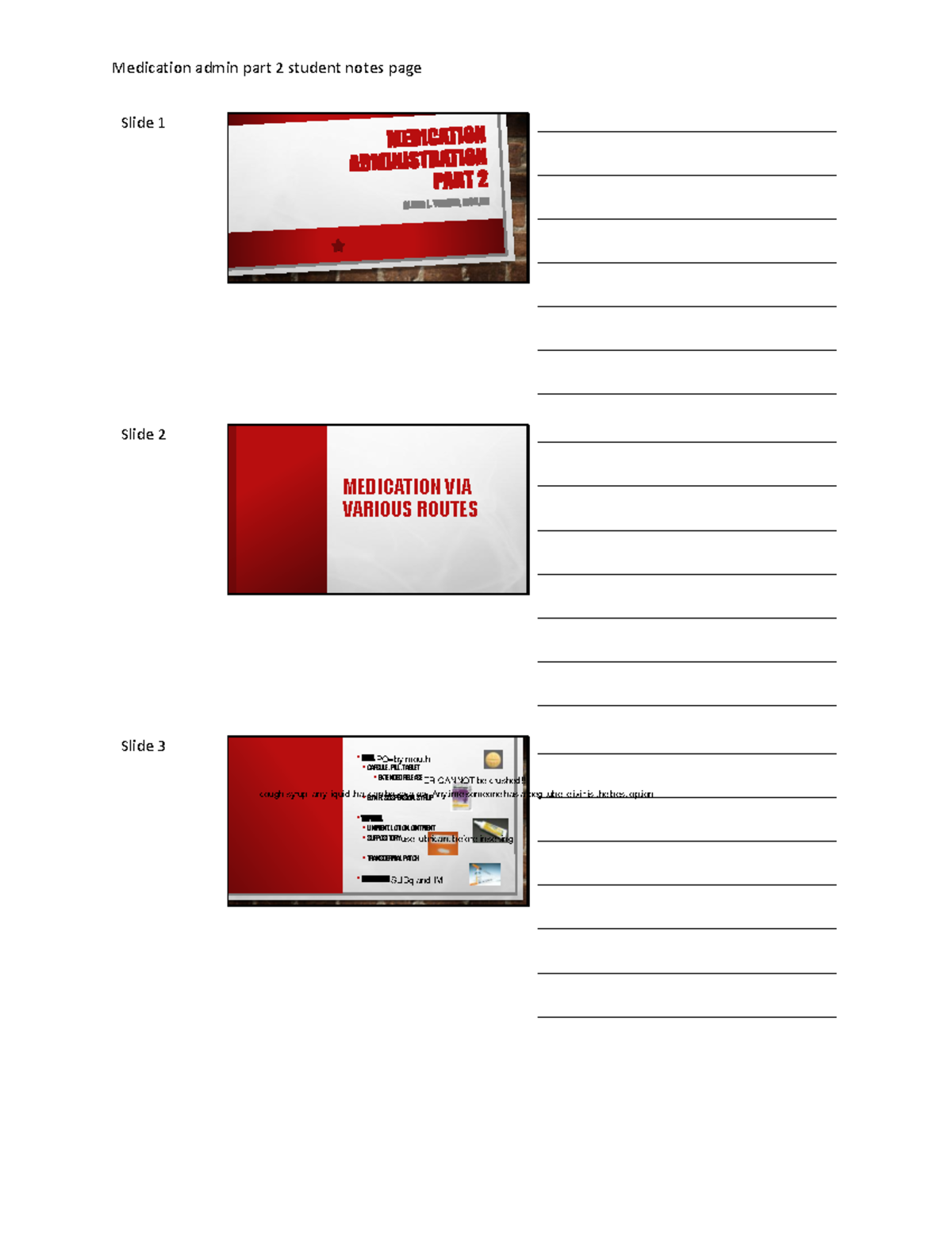 Chapter 29 student notes page part 2 - Slide 1 ...