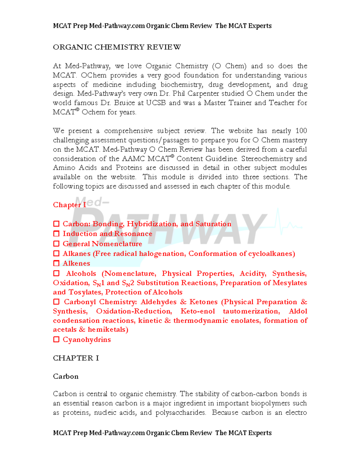 Organic Chemistry Review and Summaries - ORGANIC CHEMISTRY REVIEW At ...