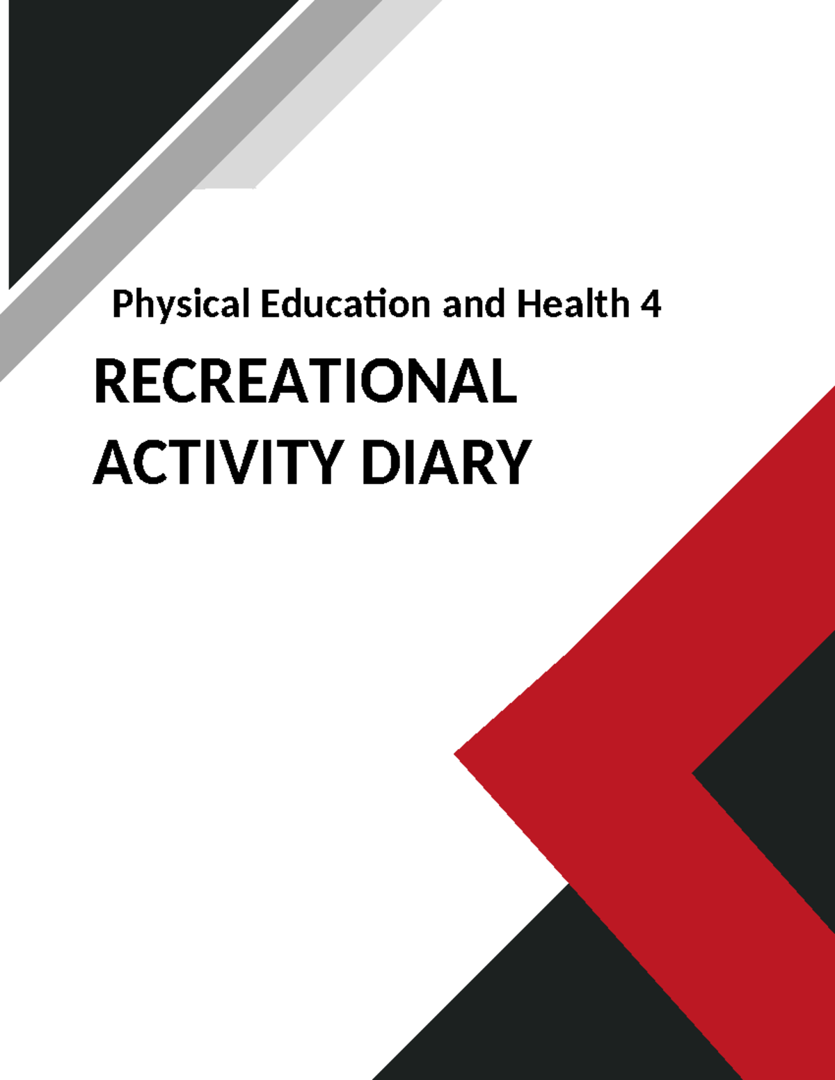 Cover - Blah blah blah blah blah - General Education - RECREATIONAL ...