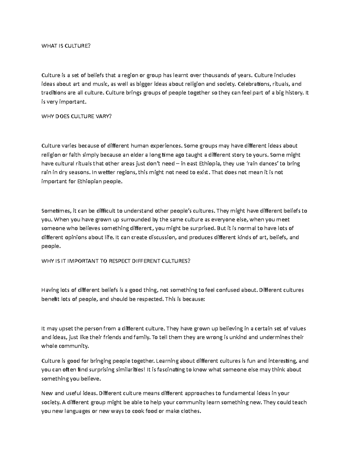 WHAT IS Culture WHAT IS CULTURE Culture Is A Set Of Beliefs That A