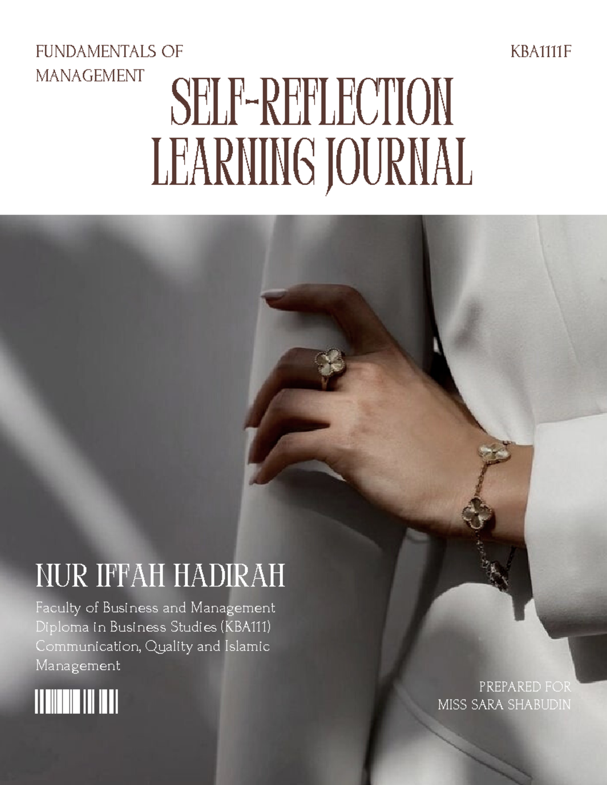 EXAMPLE OF MAGAZINE ABOUT YOURSELF - Self-reflection learning journal ...