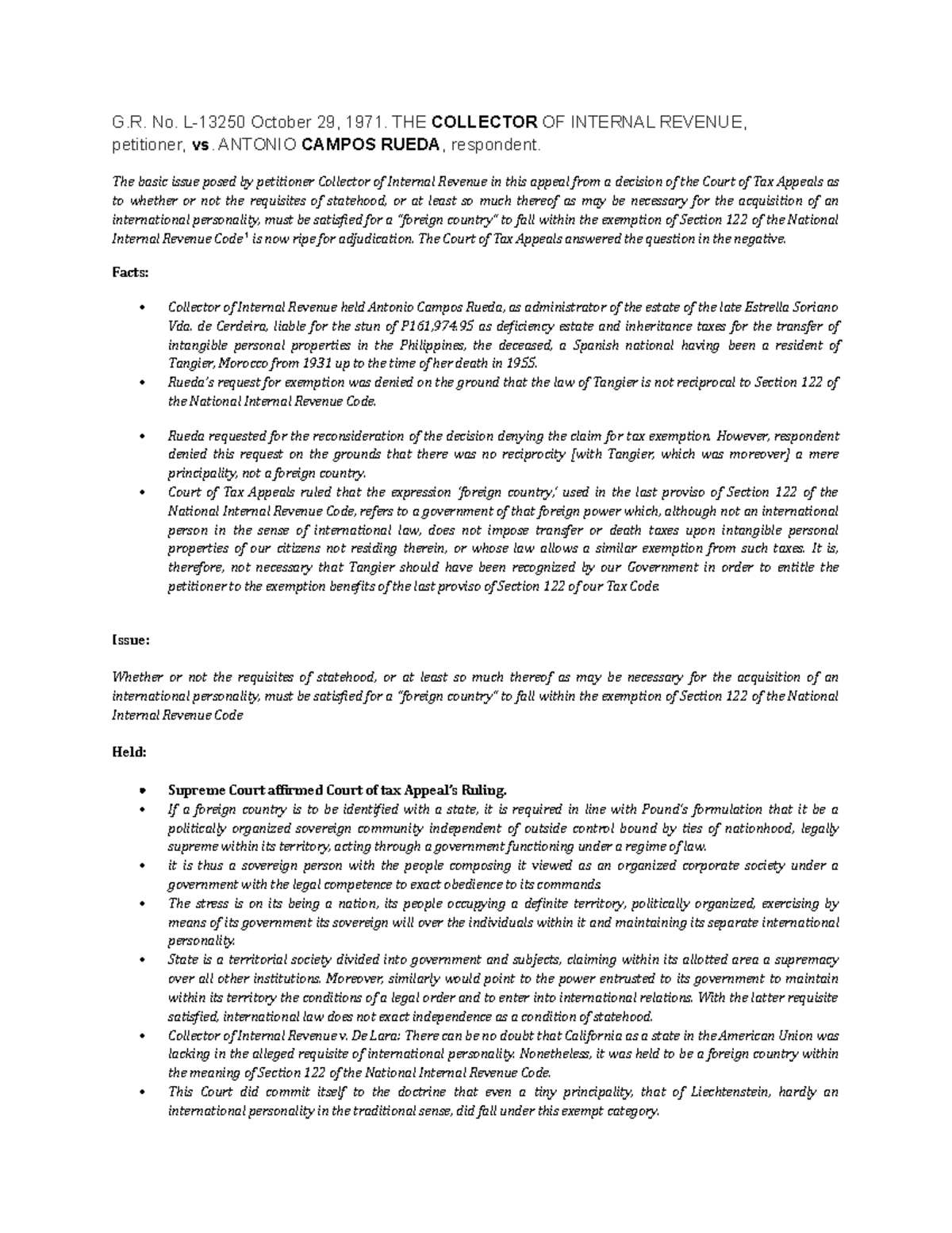 190247802-CIR-vs-Campos-rueda.docd x - G. No. L-13250 October 29, 1971 ...