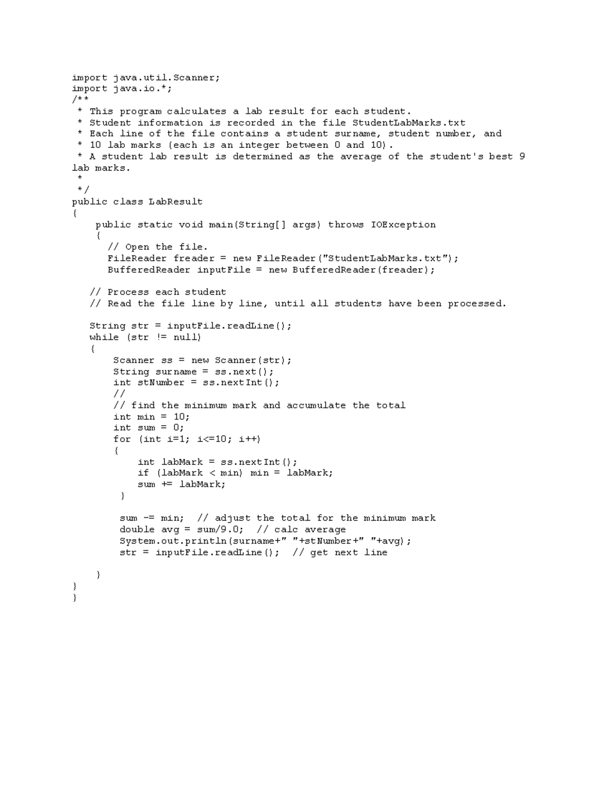 Test 2 11 December 2017, questions and answers - import java.util ...