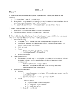 Early Childhood Development Exam 2 Study Guide - ECD Exam 2 Chapter 3 ...