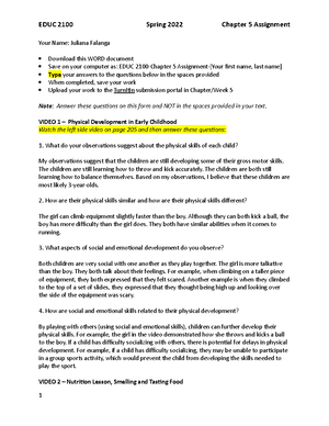 Chapter 7 Assignment - EDUC 2100 Spring 2022 Assignment 7 Your Name: Juliana Falanga Part 1- IN ...