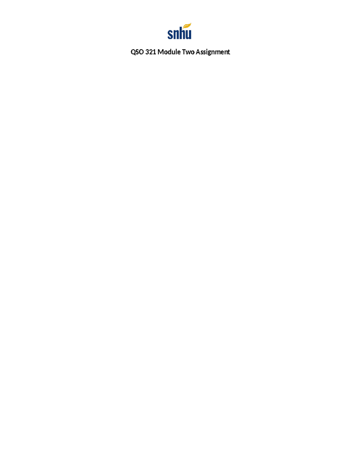 QSO 321 Module Two Assignment - QSO 321 Module Two Assignment Criteria ...