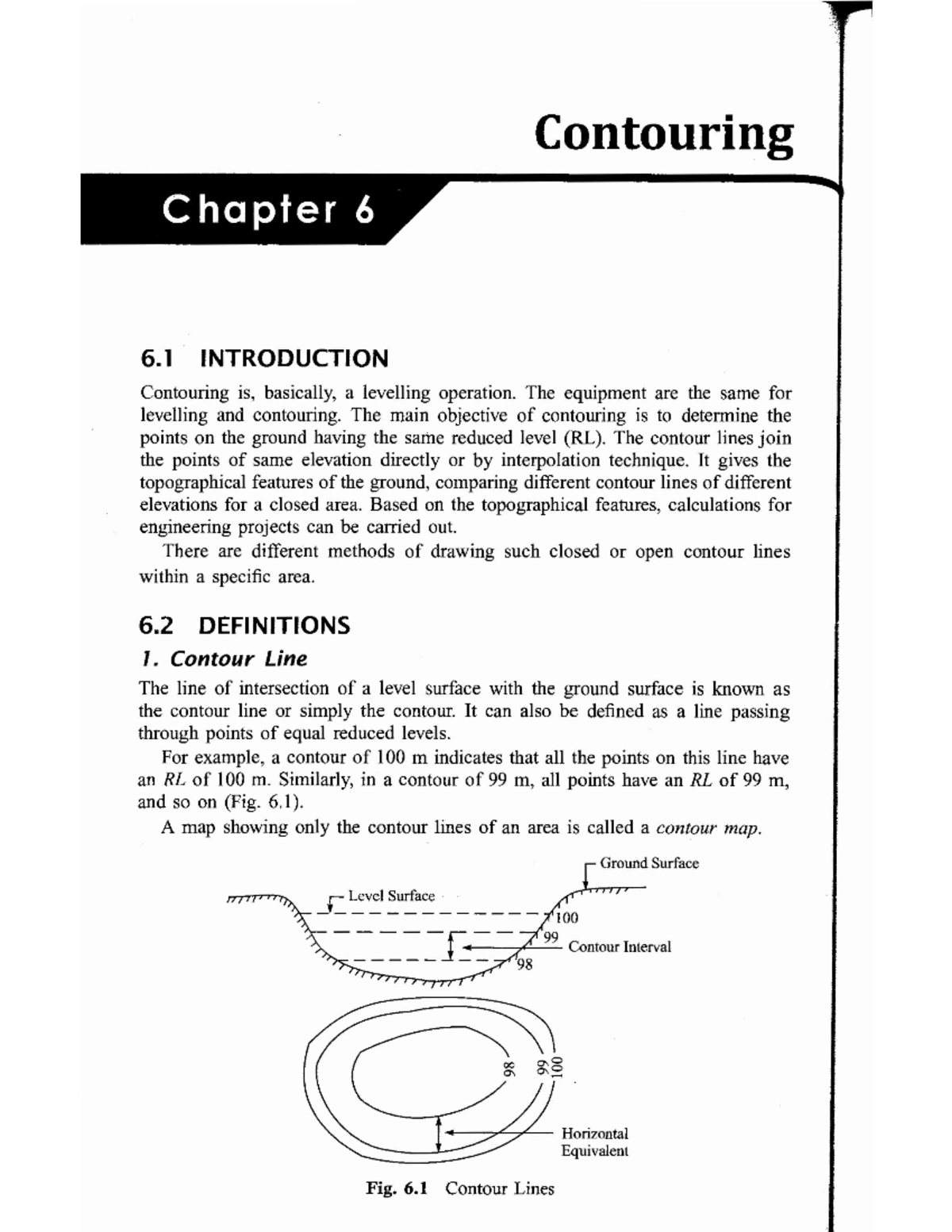 Contouring - Surveying Technology - Studocu