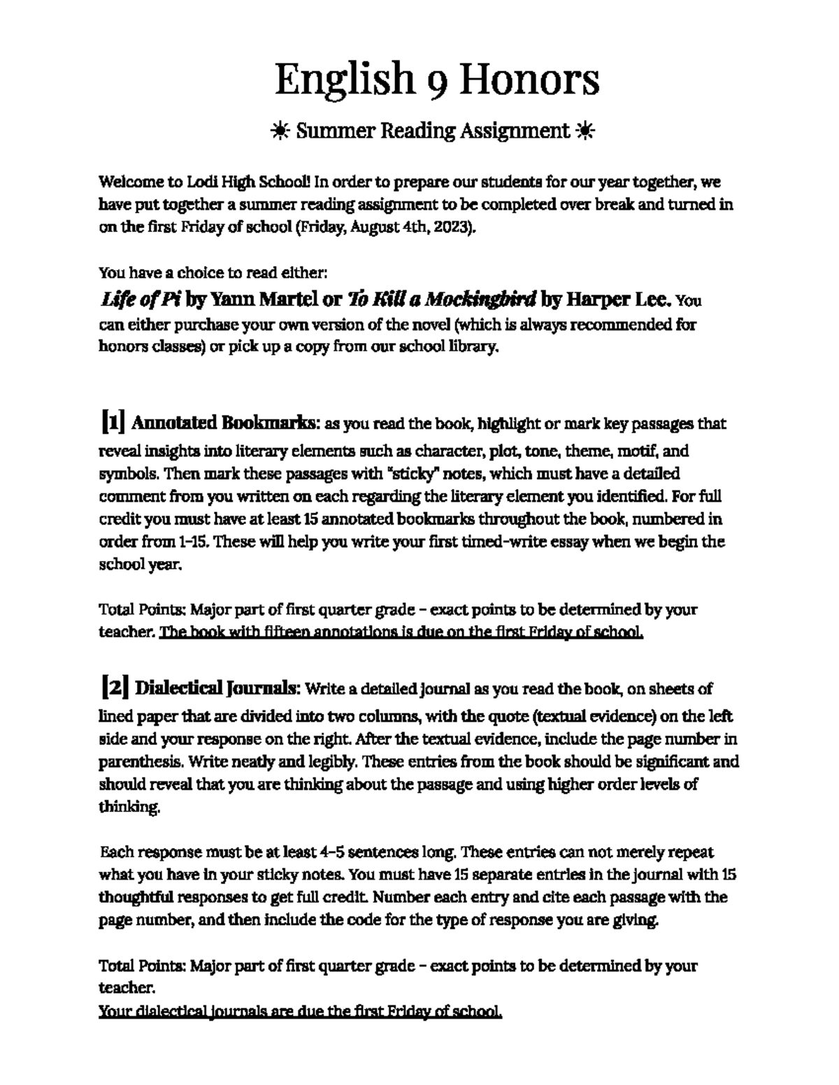 HON ENG 9 - it is hard - Studocu