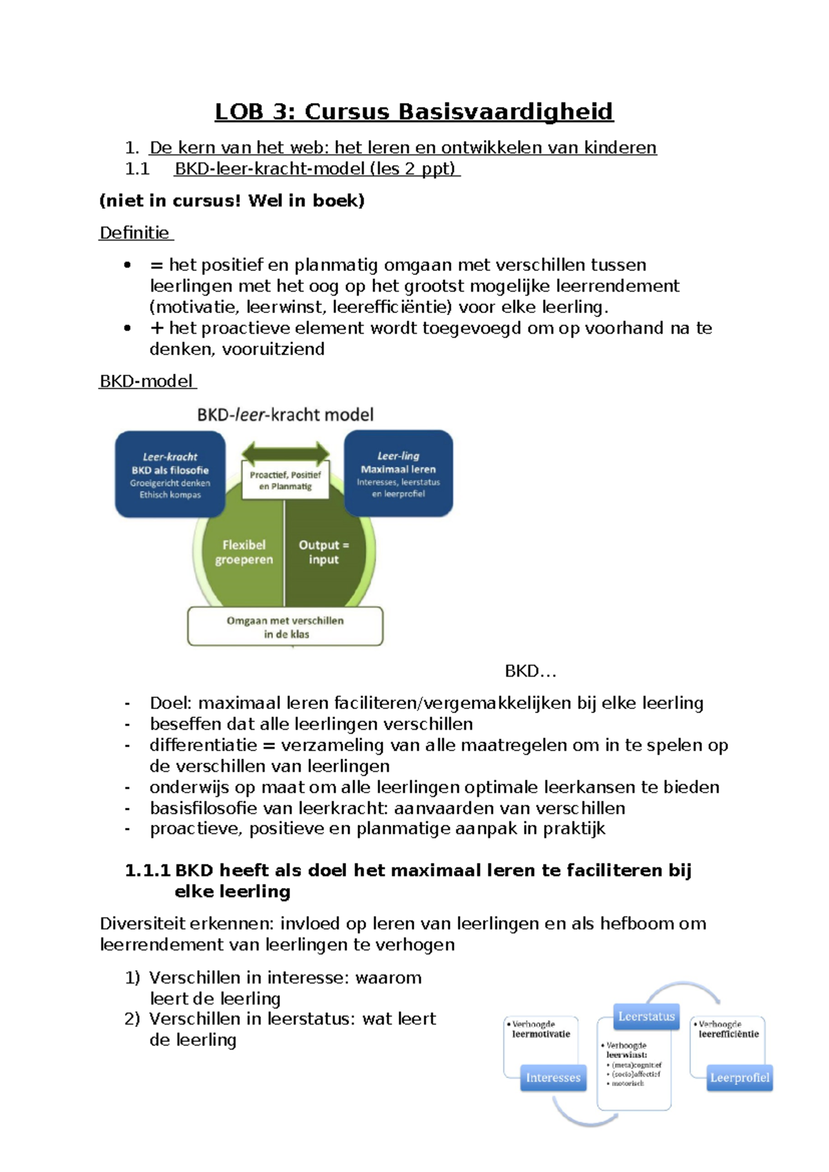 LOB 3 - Vak gekregen van K. De Munter. Ik had een 19/20 voor dit examen ...