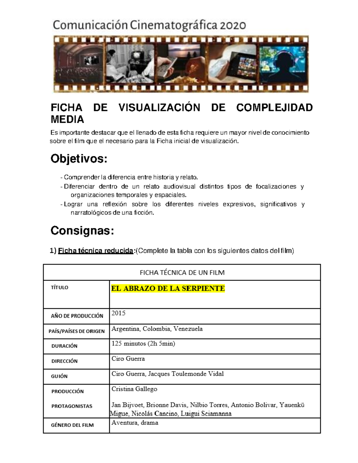 Fichas de visualización de complejidad media - Comunicación ...