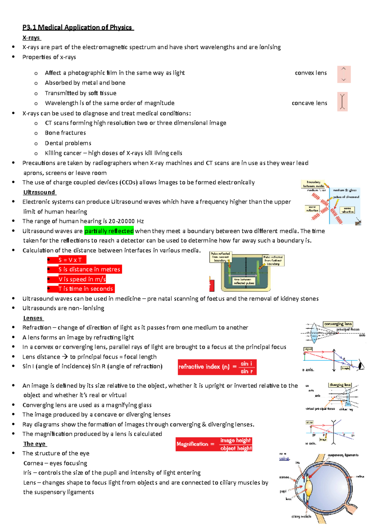 P3 done p - ffrrr - P3 Medical Application of Physics X-rays X-rays are ...