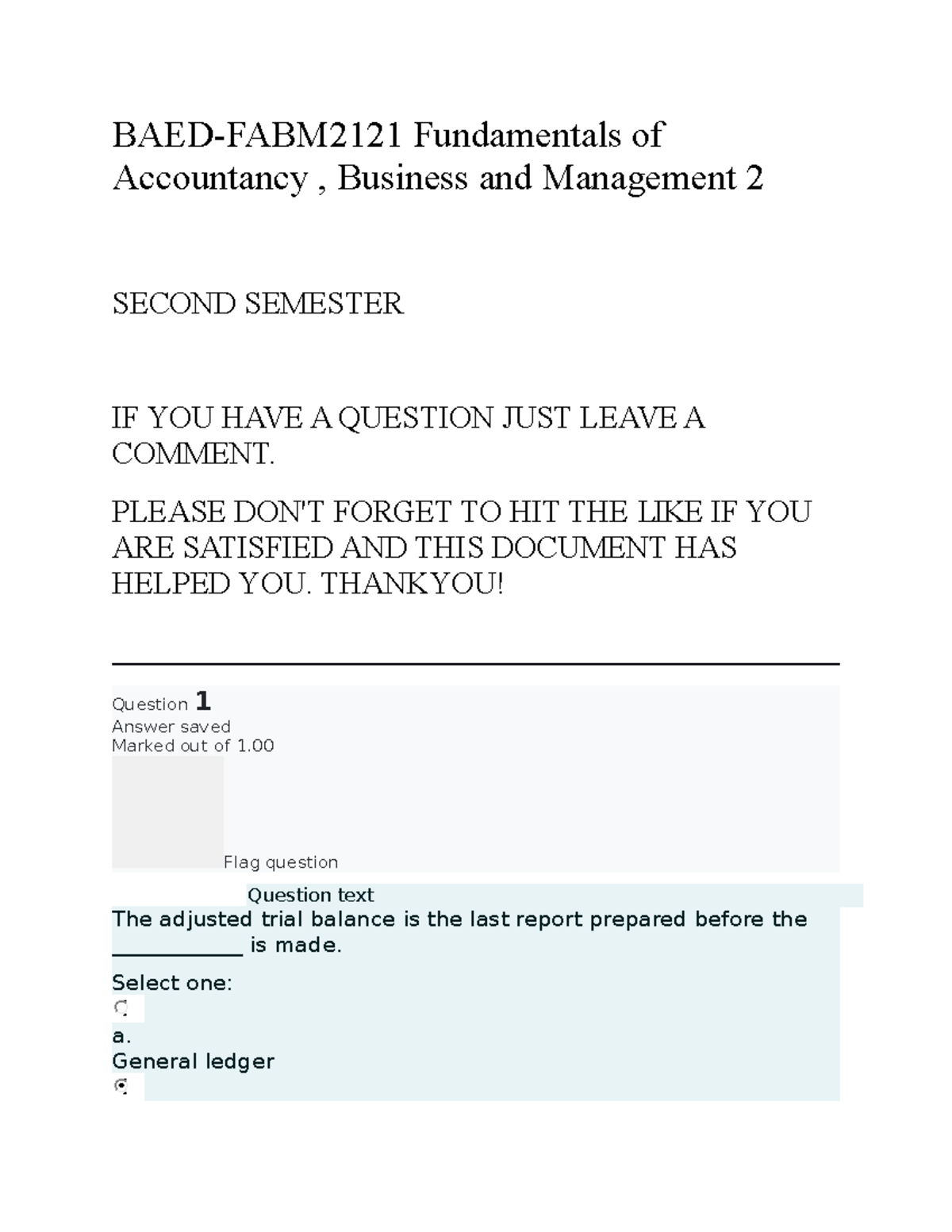 FABM 2121 WEEK 11 - 20 SEC SEM.docx [2121-2122] ANSWERS COMPILATION ...