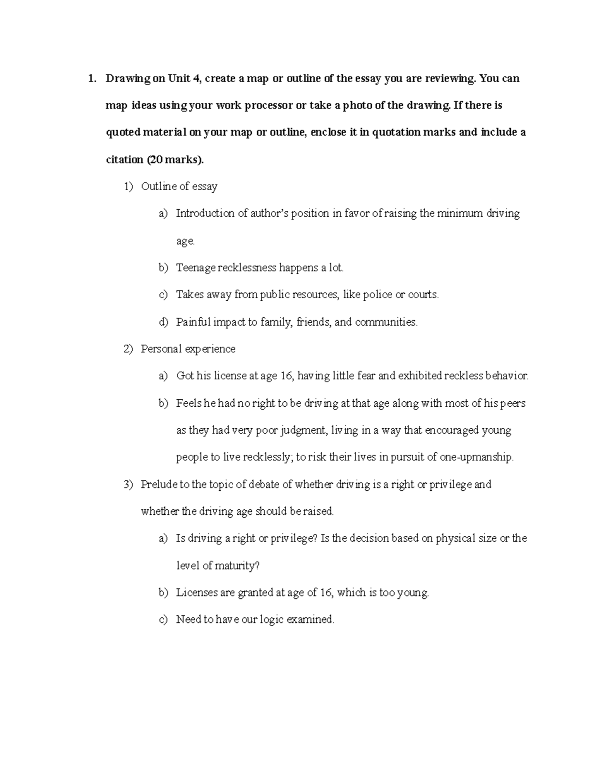 PHIL 152 Assignment 3 Drawing On Unit 4 Create A Map Or Outline Of phil-152-assignment-3-drawing-on-unit-4-create-a-map-or-outline-of