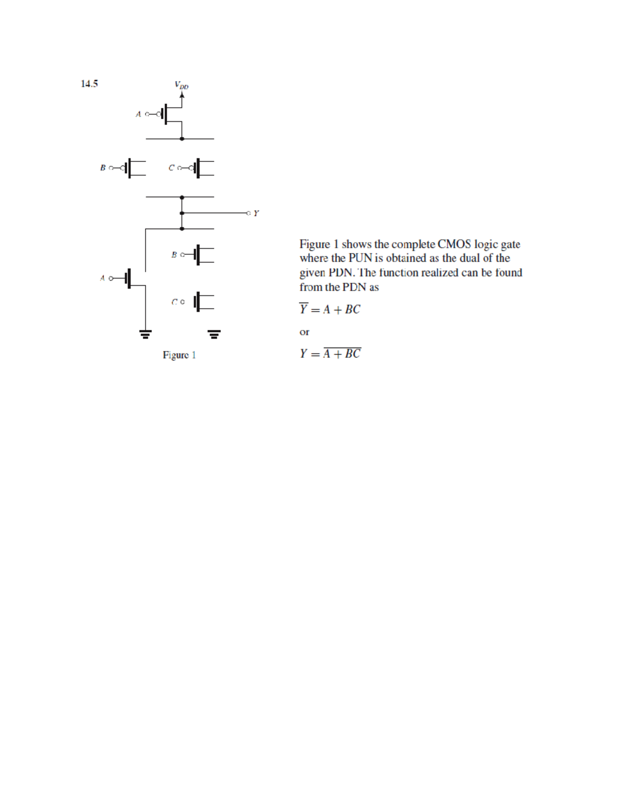 HW #8 - Hw solutions - 14 Von Figure I shows the oomplete CMUS logic ...