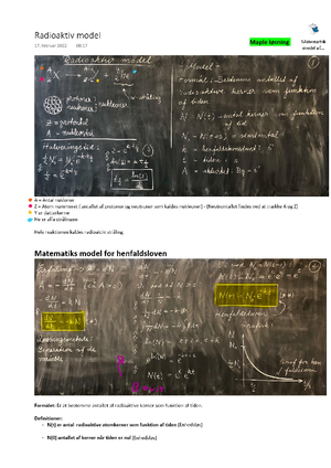 Tank eksempel - Centrifuge - Mathematical Modelling - Studocu