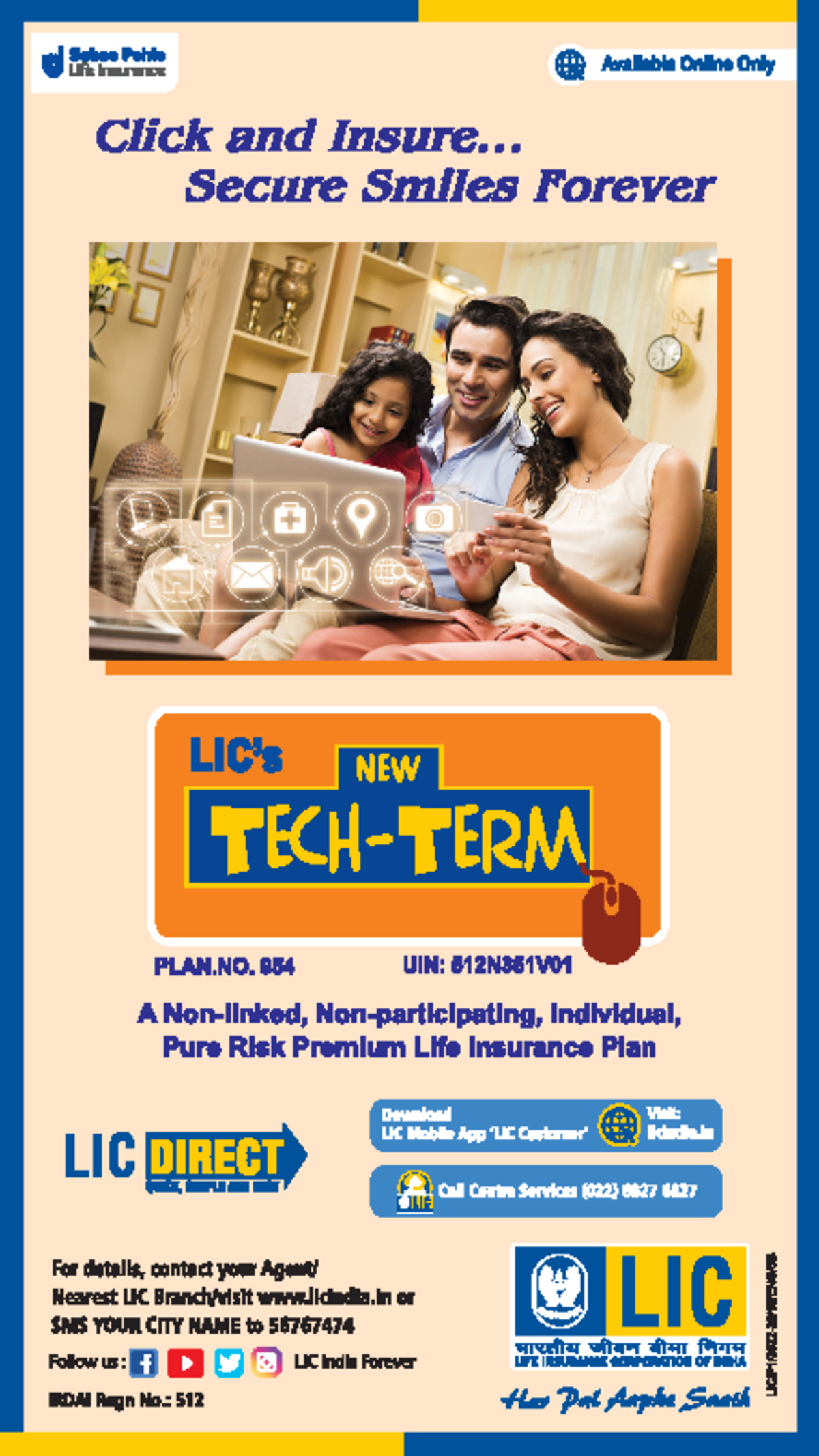 LIC New Tech Term Sales Brochure LIC s New Tech Term UIN 512N351V01 lic-new-tech-term-sales-brochure-lic-s-new-tech-term-uin-512n351v01