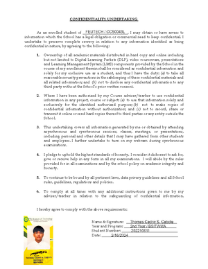 Understanding the Self Notes Summarized for 1st Semester - CSC SPEL ...