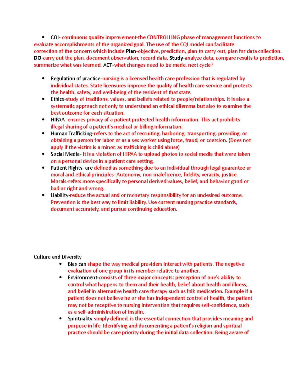 CQI - evidence base practice - CQI- continuous quality improvement-the ...