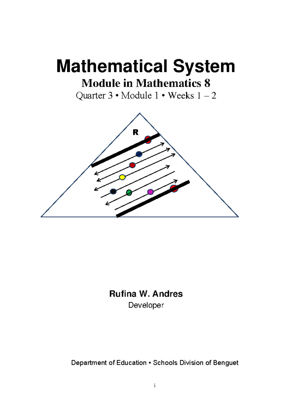 Math8 Q3 Week1-2 - i Mathematical System Module in Mathematics 8 ...