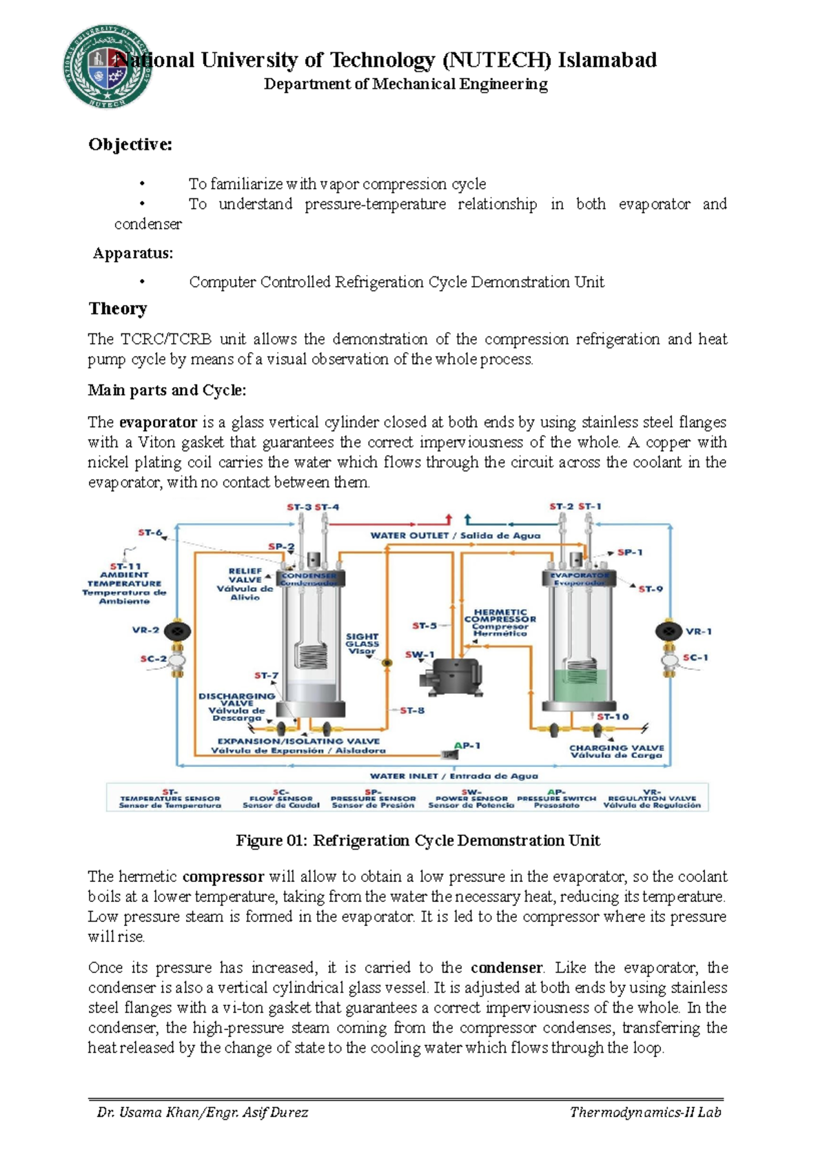 Pratical-2 - m,;,l'm;m;ml - Department of Mechanical Engineering Objective: To familiarize with ...