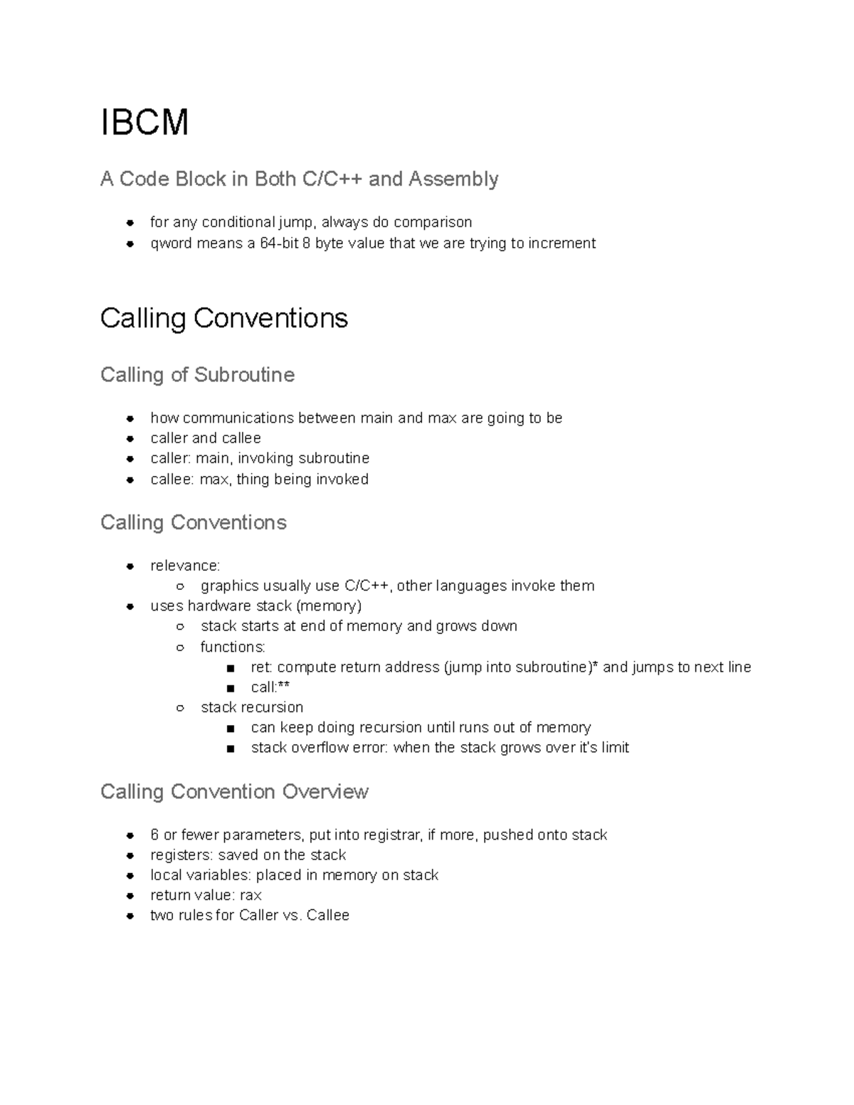 W10D3 - CS 2150 as taught by Aaron Bloomfield - IBCM A Code Block in ...