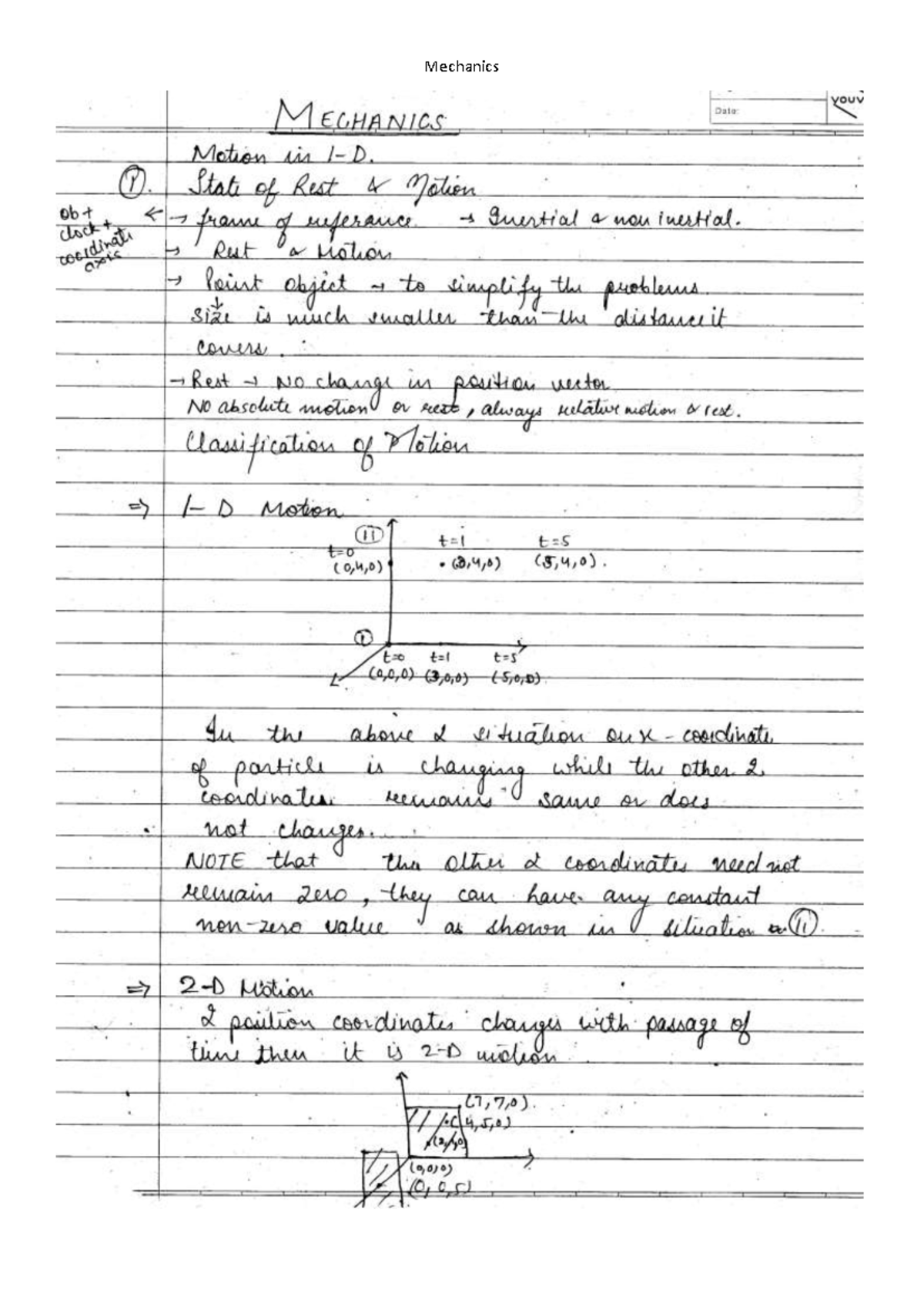 Mechanics - Summary problem solving technique - Mechanics - Studocu