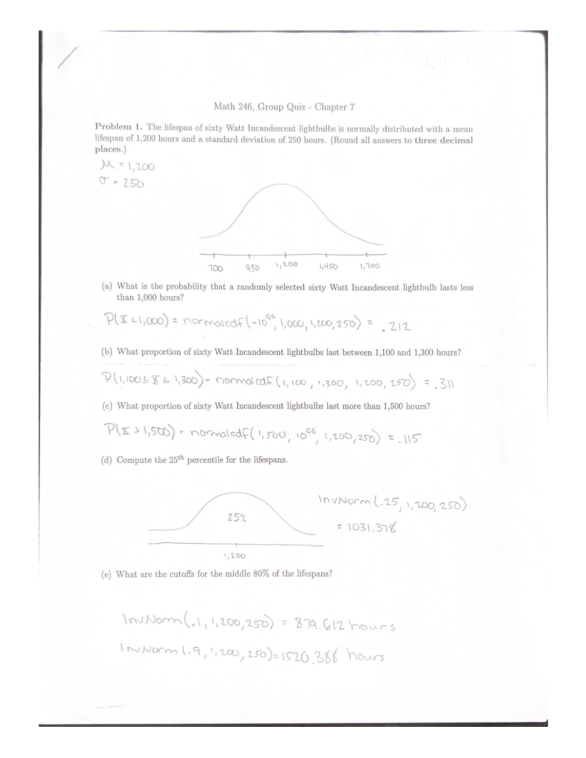 Math 246, Group Quiz - Chapter 7 - MATH246 - Studocu