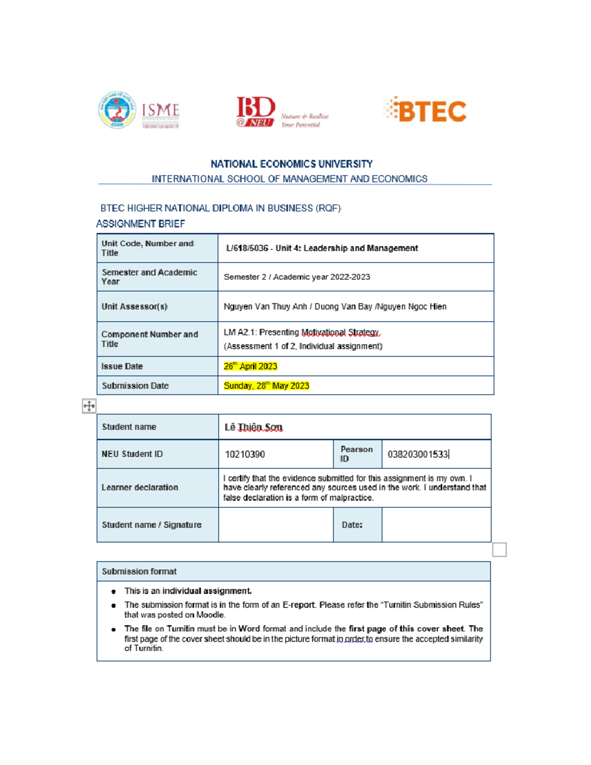 10210390 LM A2 - bài này đc P - Task 1: Why is it important to motivate employees? It is the ...