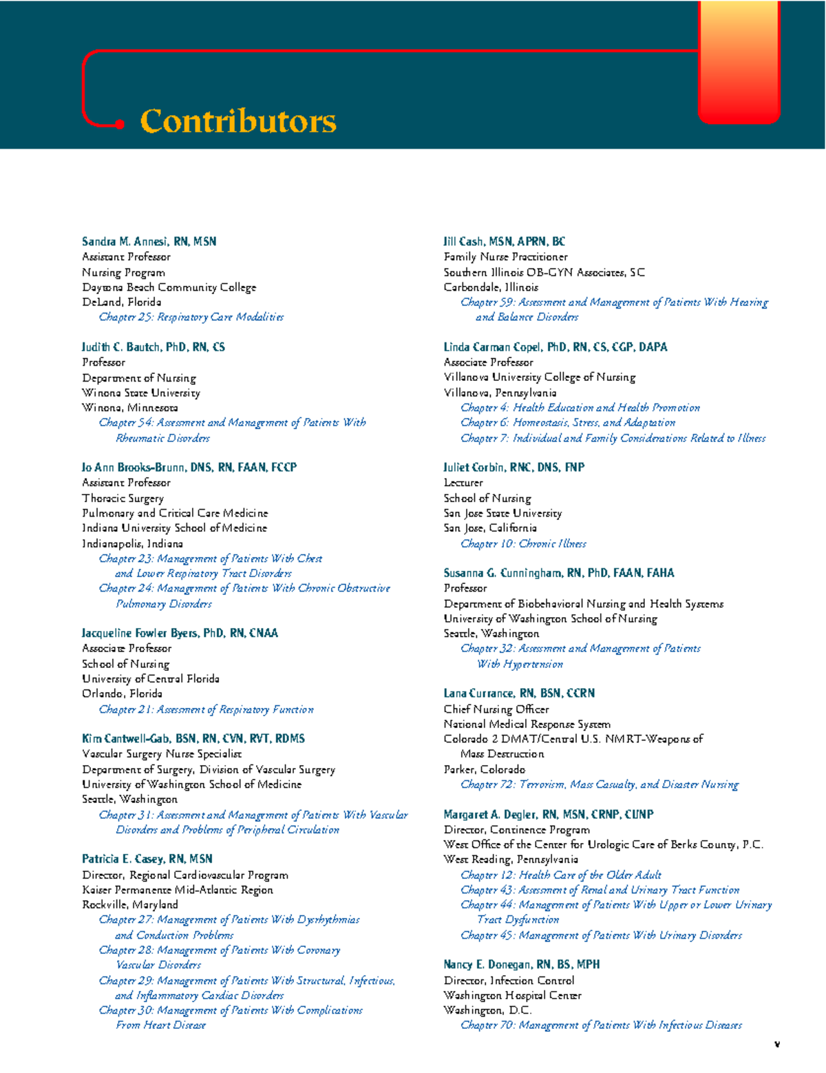 Textbook of medical surgical nursing-1 Lecture Notes - v ...