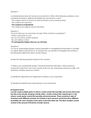 Lab 1 The Metric System and the Scientific Process - Name: (82 points ...