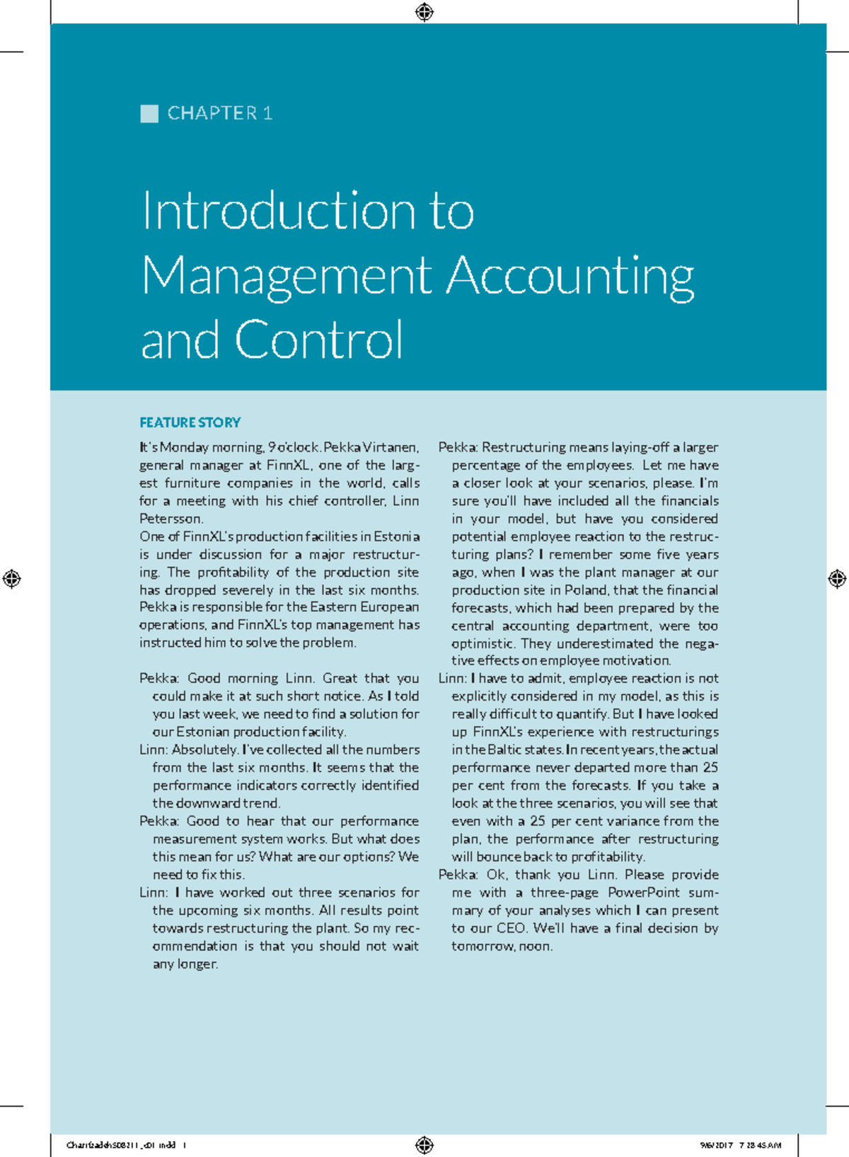 Introduction to Management Accounting and Control - Introduction to ...