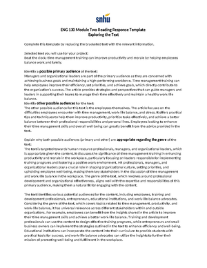 [Solved] Identify a possible primary audience of the text Beat the Clock - Foundation of written ...