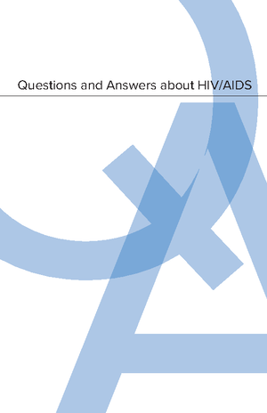 HIV AIDS Notes - 20. Introduction to HIV/AIDS Study Session 20 ...