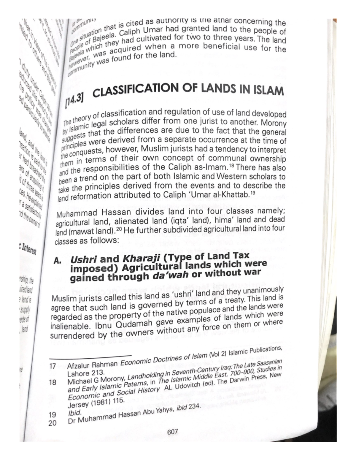 Land Law Islam - leasehold - Land Law I - Studocu